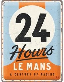 Postershop Plechová cedule: 24h Le Mans - A Century of Racing - 30x40 cm