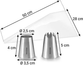 TESCOMA Souprava na krokety GrandCHEF, 10 sáčků, 2 trysky