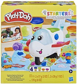 HASBRO PLAY-DOH Průzkumné letadlo kreativní set s modelínou a podložkou 14f88045
