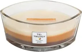 WoodWick Trilogy Cafe Sweets Elipsa 453.6g - svíčka loď / doba hoření: