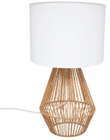 Bílá stolní lampa LILAC