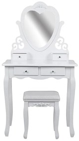 Toaletní stolek London, ve více barvách-bílý
