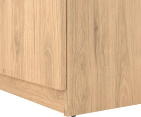 Botník Simplicity II nízký, hikora jackson / černý mat