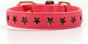 MILK&PEPPER Milkandpepper Obojek pro pro psy Stella Fuchsia Velikost: 35x2 cm