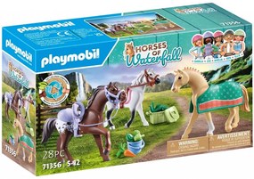 Stavebnice playmobil 71356 3 koně: morgan, quarter horse a shagya arabian