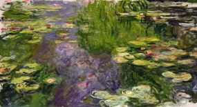 Claude Monet - Obrazová reprodukce Waterlilies, (40 x 22.5 cm)