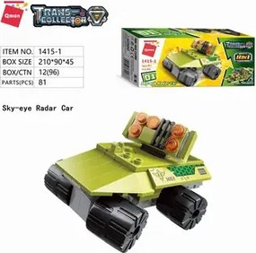 Qman Thunder Expedition Battle Car 1415-1 Radarové auto Sky-eye / Stav