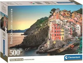 Clementoni 35576 Puzzle Riomaggiore 500 dílků / od 10 let