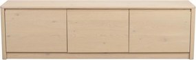 Komoda v dekoru dubu ve světle přírodní barvě 180x50x40 cm Melstone – Rowico