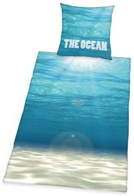Herding Bavlněné povlečení The Ocean, 140 x 200 cm, 70 x 90 cm