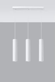 Lustr SOLLUX Lagos 3 GU10 3x40W bez zdroje SL.0325 bílá