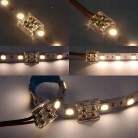BERGE Konektor pro COB 10mm LED pásky - páskový kabel