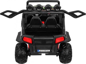 Ramiz Terénní bugina pro děti maskáčová + pohon 4x4 + dálkové ovládání + nosič zavazadel + rádio MP3 + LED