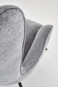 Designové křeslo ušák JUKON šedé