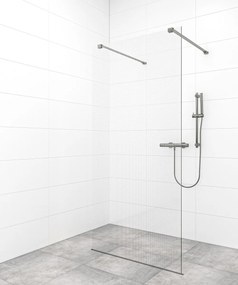 Sprchová zástěna Walk-in 90 cm SAT v barvě profilu Gun metal SATBWI90MRZAVGM