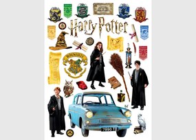 Dětská samolepka na zeď Harry Potter Trio Kouzelníků | 65 x 85 cm | DDK2369