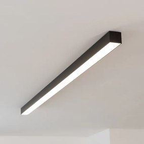 LED Stropní svítidlo ALLDAY BASIC LED/20/30/40W/230V 2700/4000/6000K 120 cm čer.