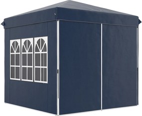Outsunny altán 2,5x2,5 m, vodoodpudivý stabilní zimní pop-up skládací altán, UV ochrana 50+, skládací párty stan zahradní stan se 4 bočními panely ta…
