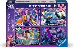 Ravensburger K-pop: Lovkyně démonů 4x100 dílků / od 5 let