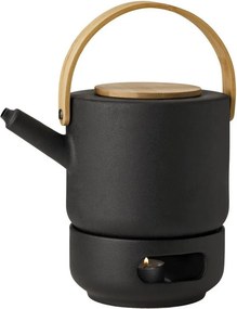 Černá kameninová konvice na čaj 1,25 l Theo – Stelton