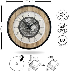 Nástěnné hodiny ø 57 cm Jacob – Styler