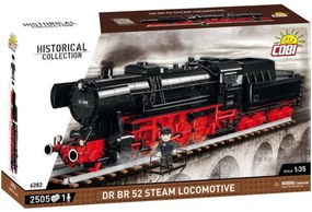 Cobi 6282 Parní lokomotiva DR BR 52 s tendrem, 1:35, 2505 kostek