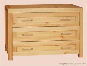 moderní dřevěná komoda 85, prádelník z masivního dřeva borovice DEL SOL drewfilip 20