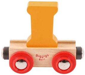 Bigjigs Rail Vagónek dřevěné vláčkodráhy - Písmeno I