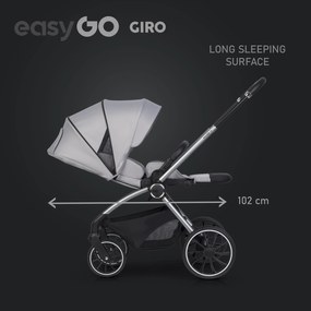 Kombinovaný kočárek EasyGo Giro 2v1 Cloudy Gray