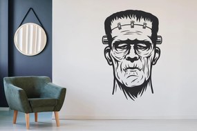 Lepy.cz Samolepka na zeď Frankenstein Velikost (šířka x výška): 40x61cm, Barevná varianta: Černá