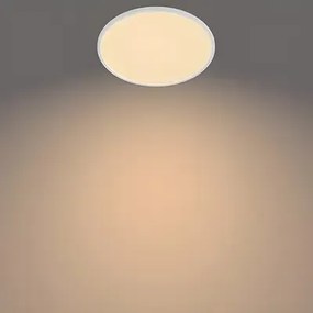 Philips SuperSlim CL550 bílá / Stropní svítidlo / LED / 36W / 2700K /