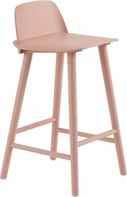 Muuto Nerd Barová Židle Barová židle 79 cm Růžová