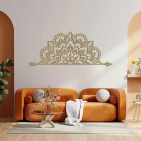 Dřevěná mandala na zeď – Elegantní dekorace na strnu | SENTOP PR0492