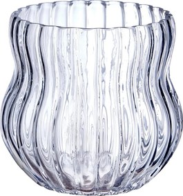 PEARL Lucerna skleněná 14 cm - čirá