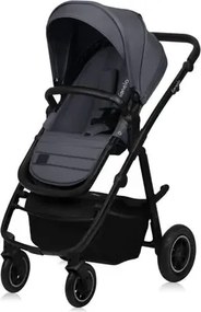 LIONELO Kočárek kombinovaný Amber Plus 3v1 Grey Graphite