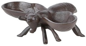 Napajedlo pro ptáky Bee, 6,5x20 cm, litina, hnědá