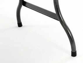 Garthen 37108 Skládací zahradní stůl - černý 180 x 75 cm
