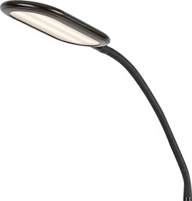 Rabalux Černá stojací LED lampa Adelmo 10W CCT 74009