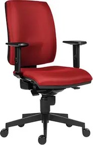 Powerton ERGO Hana červená / Kancelářské ergonomické křeslo / synchron