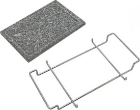 Grilovací kámen GRANIT L / Žula / 30 x 20 cm / Tloušťka 1,65 cm / Chro