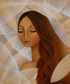 Veronika Švédová | Ukrytá Rám: Černý, Velikost: 60 x 60 cm