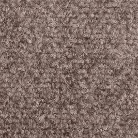 Schodové rohože samolepicí 20 ks 65 x 21 x 4 cm světle hnědé s obdélníkovým okrajem 3365715