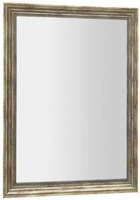 Sapho DEGAS zrcadlo v dřevěném rámu 716x916mm, černá/starobronz - NL730