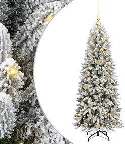 Umělý vánoční stromeček Bílá 120 cm PVC, plast, ocel a PE 3396025