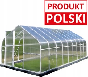 Zahradní Skleník Tunel 18M2 300X600 Ptf Polsko Bílý