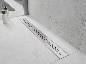 Mexen Flat M18 liniový odtok 60 cm, inox - 1023060-15