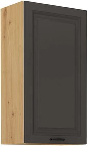 STL 50 cm skříňka horní jednodveřová STILO (výška 90 cm) Barevné provedení STILO: Dub Artisan / Grafit