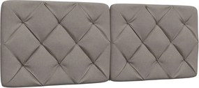 Rám postele bez matrace taupe 140 x 200 cm textil 3310605
