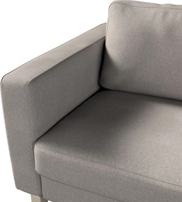 Potah na pohovku IKEA Karlstad, 3-místná, rozkládací barva béžová látka pletený vzor