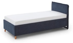 Tmavě modrá dětská postel s úložným prostorem 120x200 cm Fun – Meise Möbel